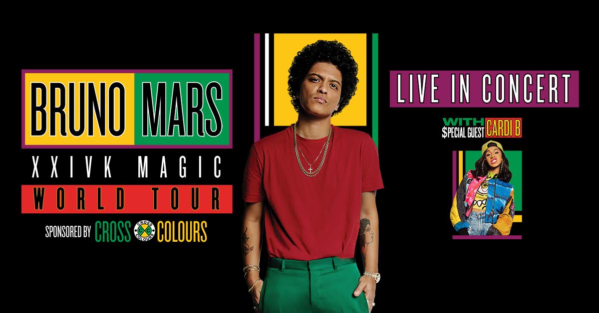 Bruno Mars announces last set of North American dates for 24K Magic ...