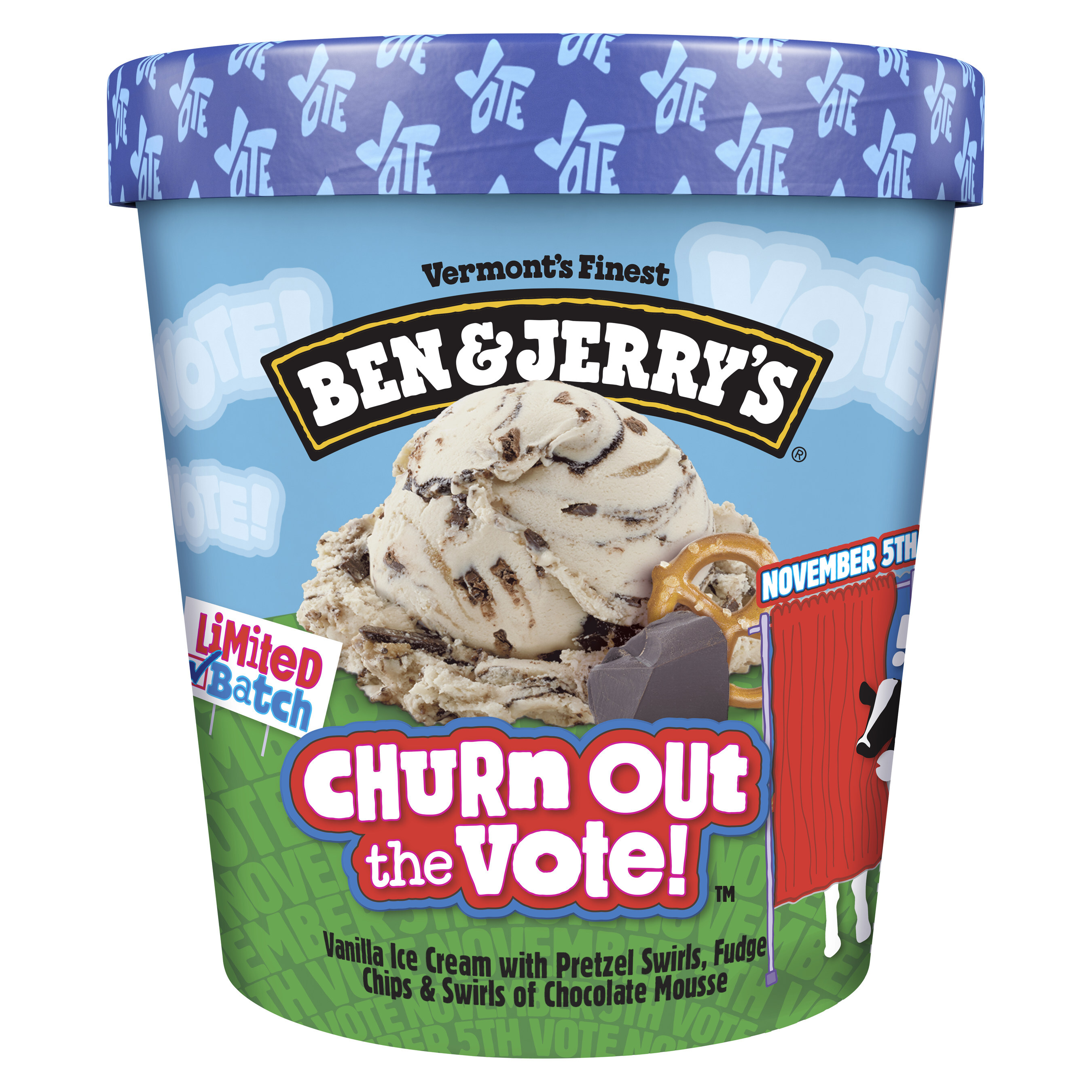 Ben & Jerry’s introduces new ‘Churn Out the Vote’ flavor : TVMusic Network