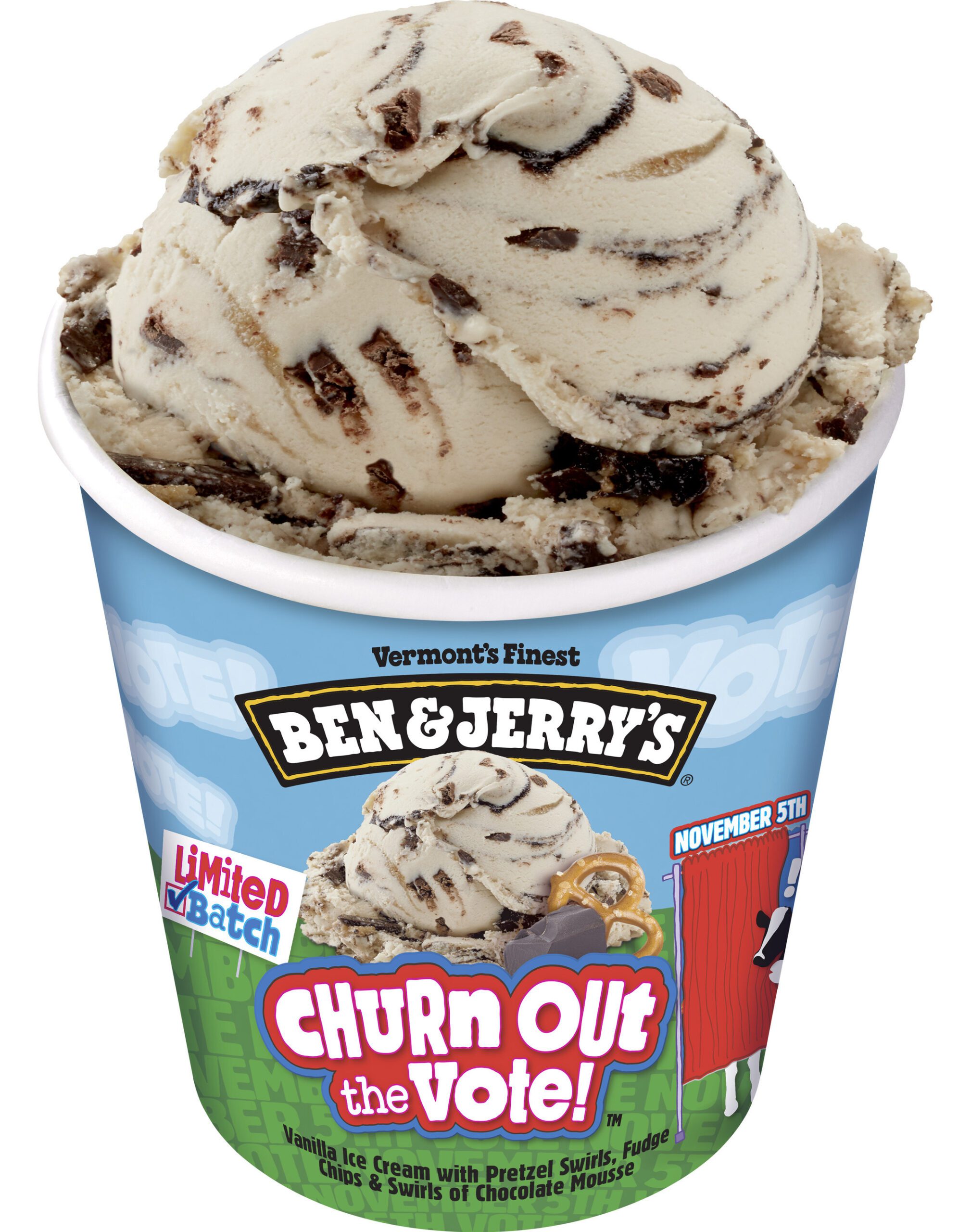 Ben & Jerry’s introduces new ‘Churn Out the Vote’ flavor : TVMusic Network