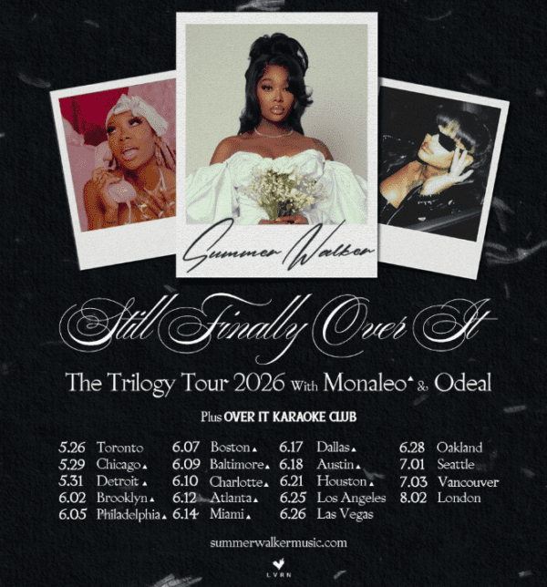 Summer Walker Announces 2026 ‘Still Finally Over It’ Tour : TVMusic Network